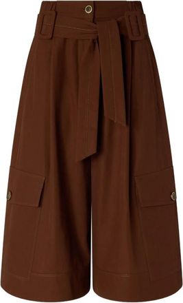 Pinko Pinko, Femme, Shorts, Brun, Taille: 42 FR Patricia Long Shorts