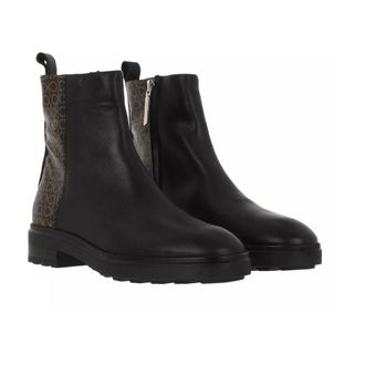 Calvin Klein Mono Mix Schwarz/Braun Stiefelette - - Shoes - Damen - Schwarzk - 36 EU