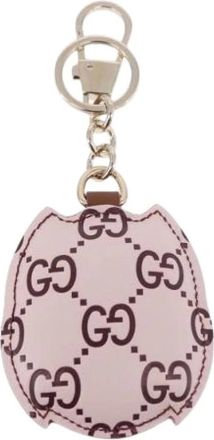 Gucci Porte-cl&eacute;s en toile Pre-owned - Femme - Pre-owned - Rose - Taille: ONE Size