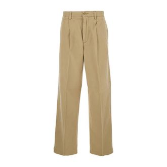 Polo Ralph Lauren Gewebte- gerade Hose - - Trousers - Damen - Beige - S
