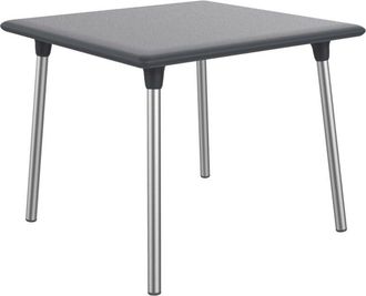 Resol New flash Table Carrée Intérieure, Extérieure 90x90 Gris Foncé - Resol