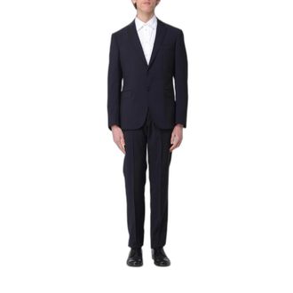 Emporio Armani Einknopf-Sakko - - Suits - Herren - Blau - 3XL