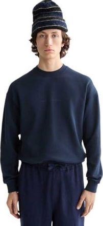 Scotch & Soda Sweat-Shirt &agrave; col Rond avec Logo Essential Badge pour Homme, Sky Captain., XL