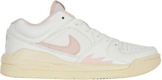 Nike Jordan Stadium 90 Sneaker f&uuml;r Damen, Leder (Wei&szlig;/Pink)