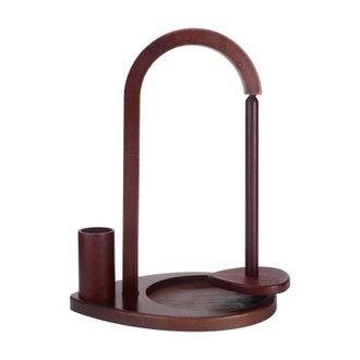 Generic 1 St&uuml;ck Garnhalter aus Holz mit Aufbewahrungseimer for H&auml;kelnadeln, DIY-Kugelspinner for Strick-, Web- und H&auml;kelbegeisterte