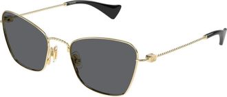 Valentino Cat Eye Sonnenbrille - - Accessories - Damen - Gelb - 52 MM