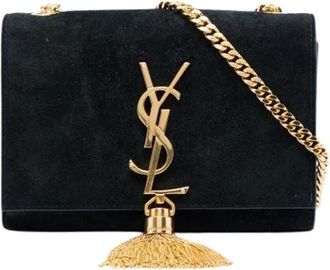 Saint Laurent Sac bandouli&egrave;re Kate Pre-owned - Femme - Pre-owned - Noir - Taille: ONE Size