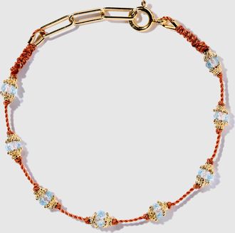 Tityaravy Bracelet Peony Topaz Bleu