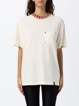 Palm Angels Baumwoll-T-Shirt mit aufgesetzter Tasche und Kontrastlogo