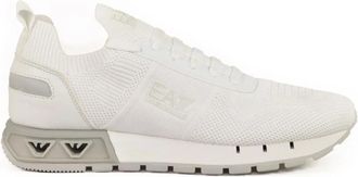 Emporio Armani Emporio Armani Ea7, Homme, Chaussures, Blanc, Taille: 45 EU Baskets Sportives avec Semelle en Caoutchouc