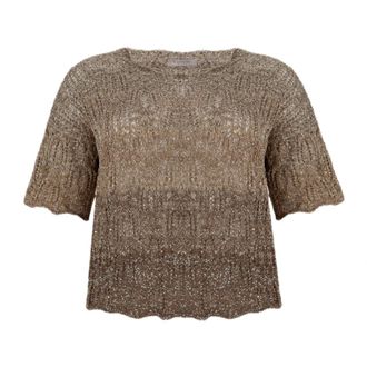 D.exterior Femme, Pulls, Brun, Taille: 40 FR D.exterior Sweaters