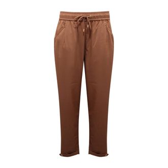 Liu Jo Ta5144 Ts922 Cropped Hose - - Trousers - Damen - Braun - M