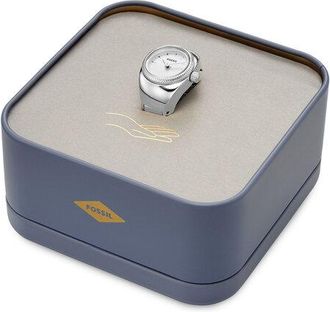 Fossil Uhr Ring Watch ES5245 Silberfarben