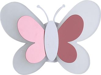 SOLUSTRE Moderne Acryl Schmetterling Wandleuchte Warmwei&szlig; f&uuml;r Schlafzimmer Wohnzimmer Flur Einfache Montage Langlebige Eisen Acryl Konstruktion Dekorative Inne