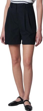 Dunst Femme, Shorts, Bleu, Taille: 42 FR Double Pleated Bermuda Shorts