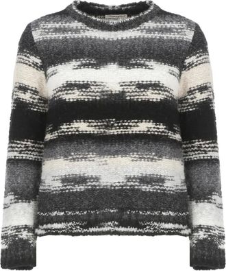 KANGRA round-neck long-sleeve sweater - Schwarz