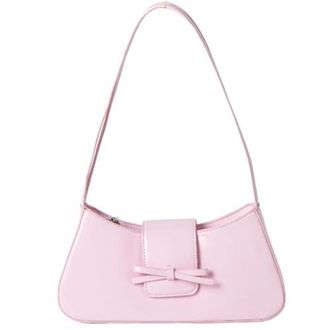 Generic Sac Hobo r&eacute;tro Y2K pour femme, taille moyenne, capacit&eacute; de 1,9 l, avec bandouli&egrave;re, sac &agrave; main en similicuir de couleur unie pour un usage quotidien, 
