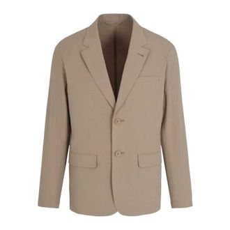 A|X Armani Exchange Stretch-Baumwolljacke Zwei Kn&ouml;pfe Gef&uuml;ttert - - Jackets - Herren - Beige - XL