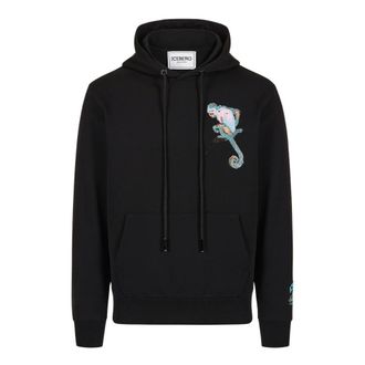 Iceberg Homme, Sweatshirts et sweats &agrave; capuche, Noir, Taille: M Sweat &agrave; capuche slim fit