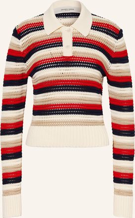 Golden Goose Strick-Poloshirt rot