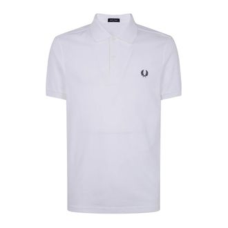 Fred Perry M6000 Piqu&eacute; Poloshirt - - Tops - Herren - Wei&szlig; - S