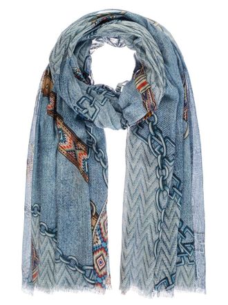 Passigatti Tuch Schal Jeansoptik