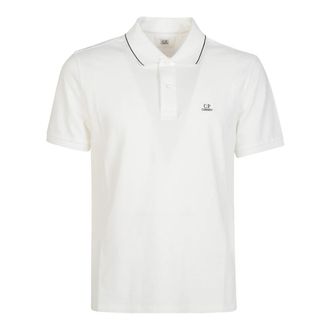 C.P. Company Polo Shirt - - Tops - Herren - Wei&szlig; - S