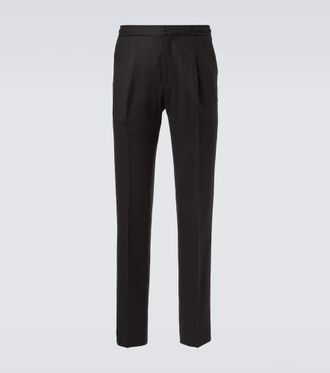 Rubinacci Pantalon en laine vierge