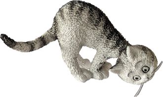 Parastone Dekofigur Les Chats dAlbert Dubout - Lets Play | Katze 6,5 cm Skulptur aus Resin | Verspielte Katzenfigur | Geschenkidee f&uuml;r Katzenliebhaber & Sammler