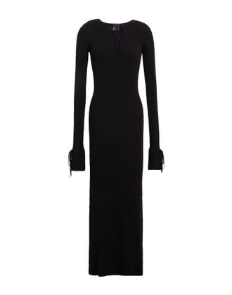 8 by YOOX LONG RIBBED-KNIT DRESS