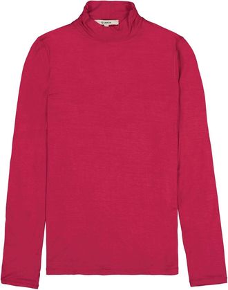 Garcia Garcia Damen Long Sleeve T-Shirt, Cherry pink, X-Large