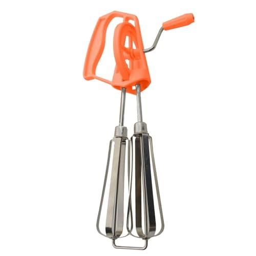Generic Batteur à main manuel - Fouet à manivelle en acier inoxydable ...