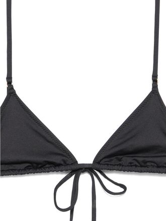 Frankies Bikinis Triangle-Top Bikini - Black