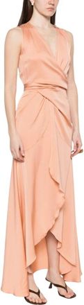 Nouvelle/Silk95Five Femme, Robes, Rose, Taille: 40 FR Shangri La Long Dress