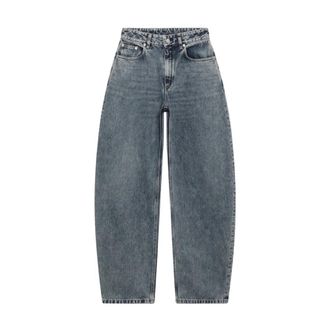 Alaia Round Denim Jeans - - Jeans - Damen - Blau - W24