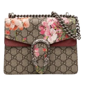 Gucci Sac bandouli&egrave;re en toile enduite imprim&eacute;e Pre-owned - Femme - Pre-owned - Beige - Taille: ONE Size
