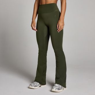 MyProtein MP Damen Tempo Flared Leggings - Waldgr&uuml;n - XXL