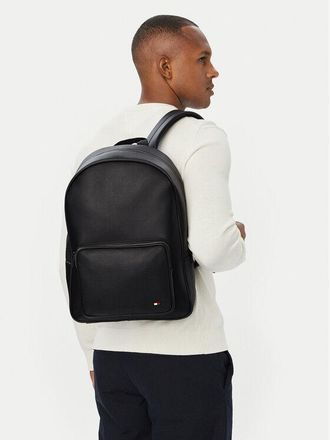 Tommy Hilfiger Rucksack Th Foundation Backpack AM0AM14685 Schwarz