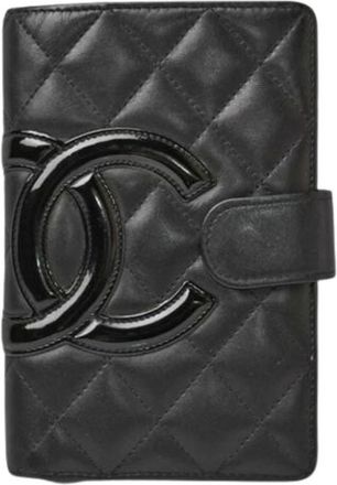 Chanel Portefeuille Bifold Pre-owned - Femme - Pre-owned - Noir - Taille: ONE Size