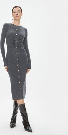 Pinko Pinko Strickkleid Ermellino 101926 A15S Grau Slim Fit