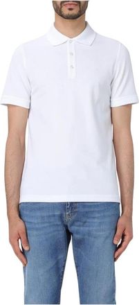 Fay Homme, Tops, Blanc, Taille: XL Polo &agrave; Manches Courtes Coupe Classique