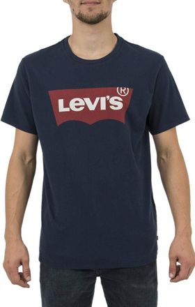 Levi's Herren Graphic Set-In Neck T-Shirt, Batwing Logo, Dress Blues, XS