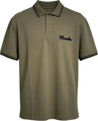 Moncler Homme, Tops, Vert, Taille: L Logo Polo