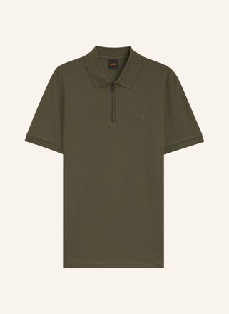 HUGO BOSS Piqu&eacute;-Poloshirt Passerzip gruen