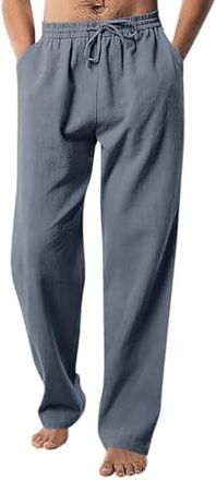 Generic CPIDAH Bas De Jogging Homme Coupe Droite Pantalon Homme Taille Elastique Grande Taille Jogging Hommes Coupe Classique Trousers Pants avec Poches Athl&eacute;