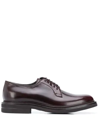 Brunello Cucinelli Klassische Derby-Schuhe - Braun