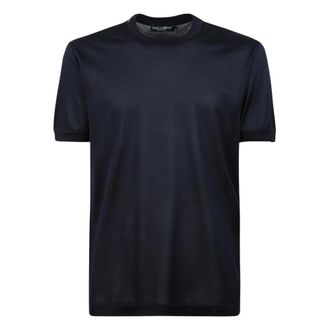 Dolce & Gabbana Rundhals-T-Shirt - - Tops - Herren - Blau - XL
