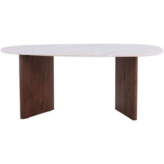 ebuy24 Ebuy24 - Gr&ouml;nvik table de salle &agrave; manger 90x180cm gris clair