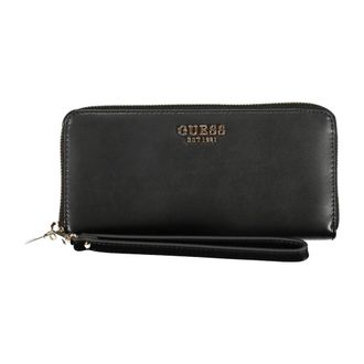 Guess Femme, Sacs, Noir, Taille: ONE Size Laurel Large Zip-Around Wallet