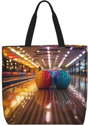 Generic Bowling Sac A Main Femmes R&eacute;utilisable Sacs Pliable Sac Fourre-Tout Pour Plage Voyage Travail